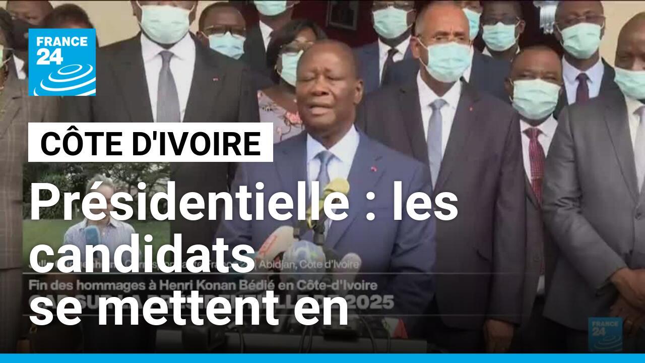 Présidentielle en Côte d'Ivoire : les candidats se mettent en campagne - France 24